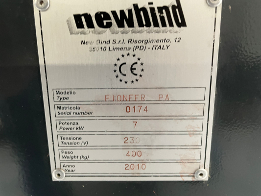Newbind | Newbind Pioneer PA | 5405 | Prestotype graphic machine sale